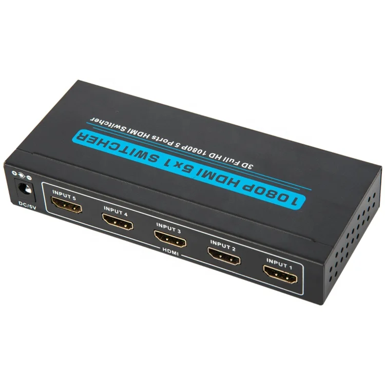 5x1 HDMI 2.0 Switcher - 4K Ultra HD with 1 Year Warranty
