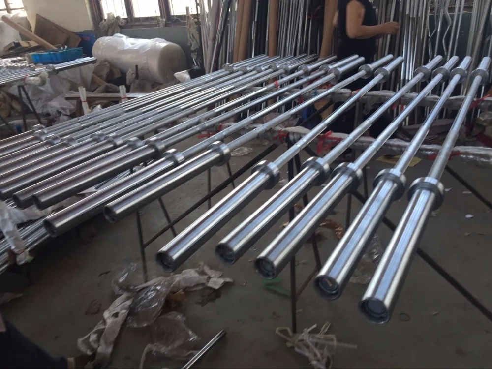 Female 15kg Bar Hard Chromed Bar Weightlifting Barbell Bar - Buy Female ...