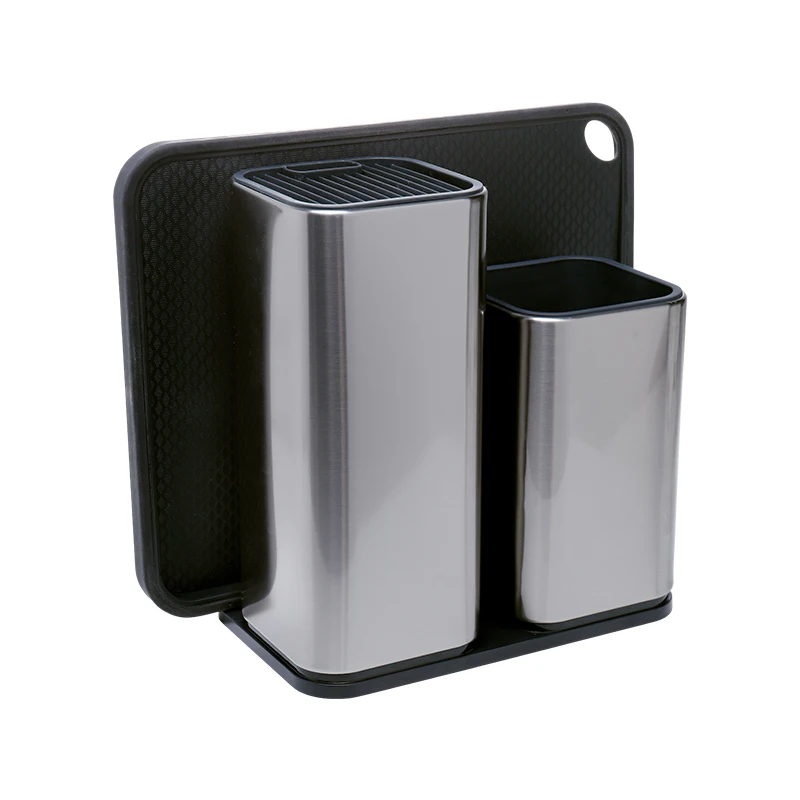 Stainless Steel Spoon Fork Knife Holder Kitchen Storage Rack Kitchen ...