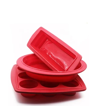 Greenearth Molding Silicone Cake Baking Cupcake Muffin Mold Pan Tin ...