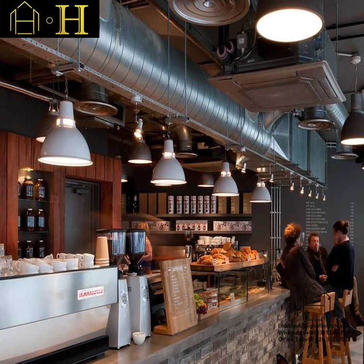 Modern Coffee Shop Interior Design - Food Showcase Cabinet