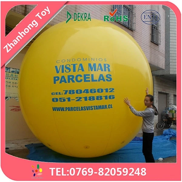 Custom Outdoor Advertising 2m Helium Balloon Advertising Inflatable ...
