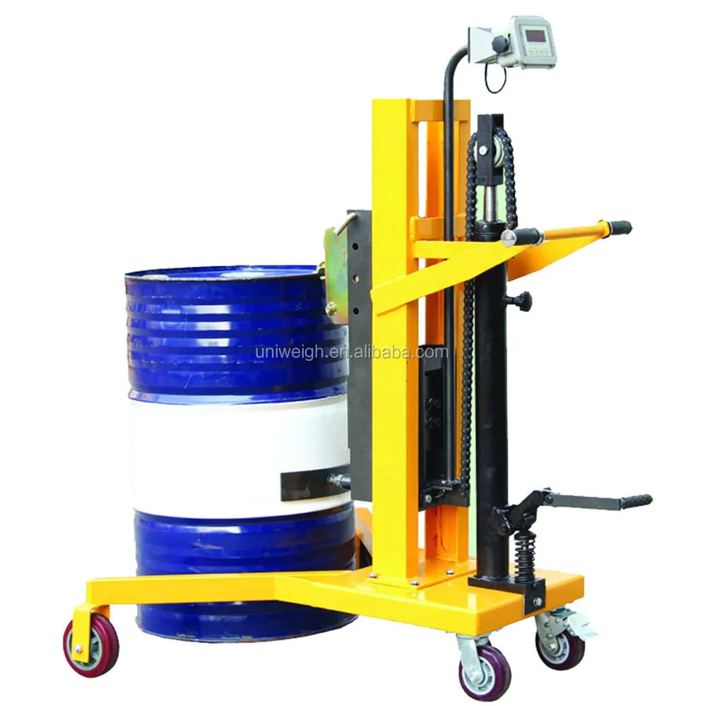 300kg Pedaled Hydraulic Barrel Keg Bottle Stack Handling Lift Drum ...