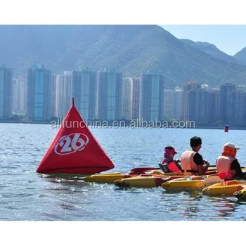 Inflatable Triangular Buoys Float For Water Events Inflatable Water ...