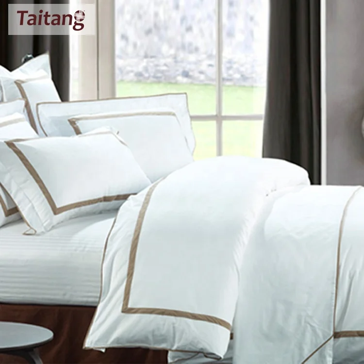 100% Cotton High Quality White German Bedding Set - Buy Bedding Set ...