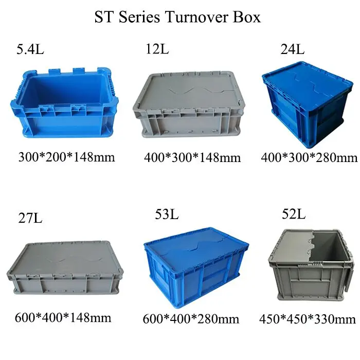 Heavy Duty Bulk Plastic Stackable Storage Bins for Industrial Use