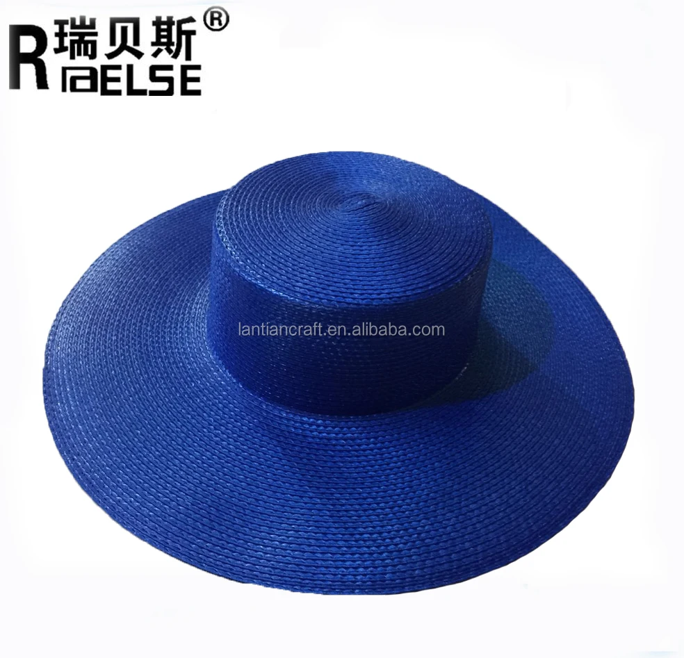 Summer Lady Women Straw Beach Hats Sun Shade Church Summer Hats Wide ...