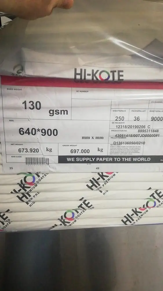 Hi-kote Brand Art Paper C2s - Buy Hi-kote Brand Art Paper C2s From App ...