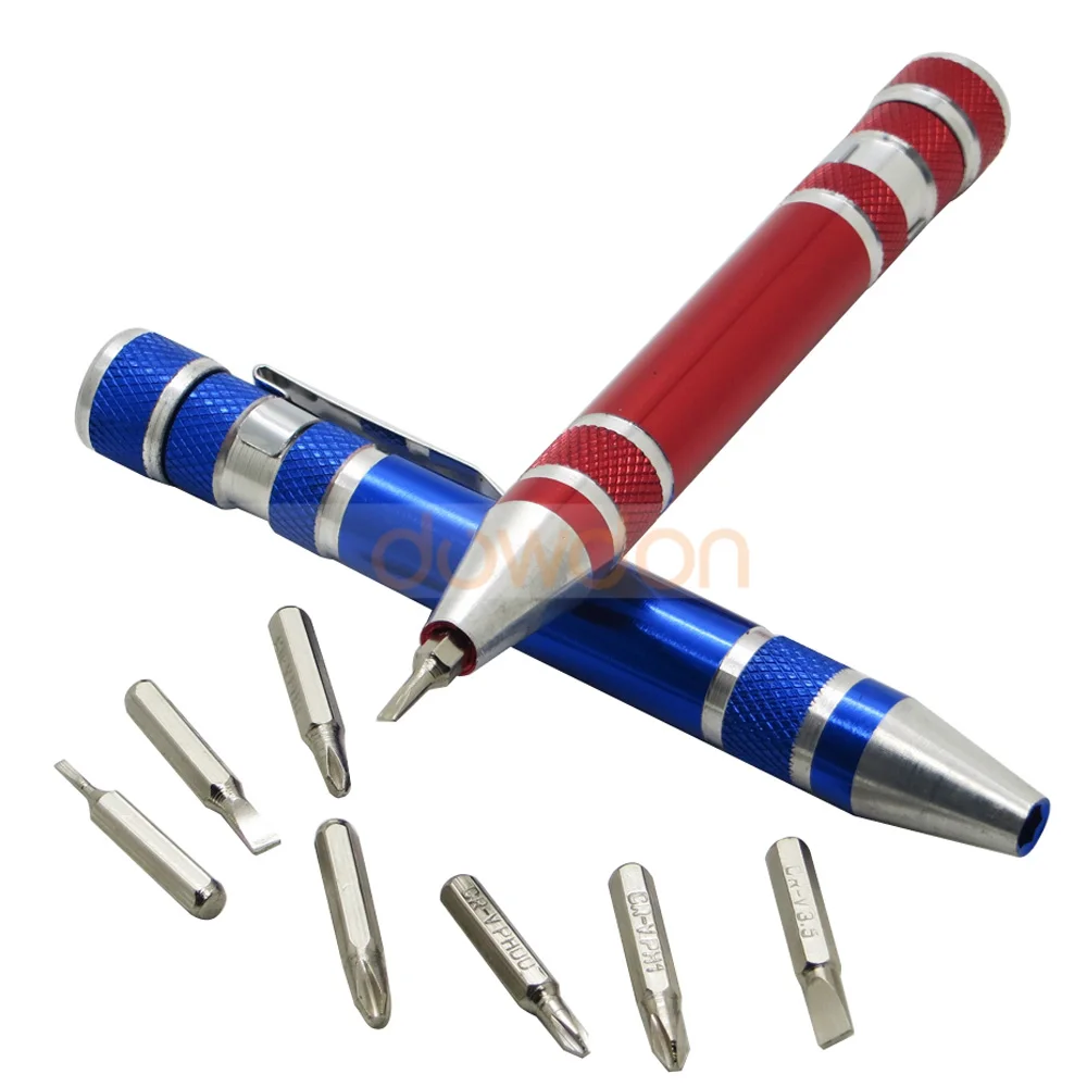 Mini Screwdriver Pen Promotional 8 in 1 Solid Screwdriver Multi ...