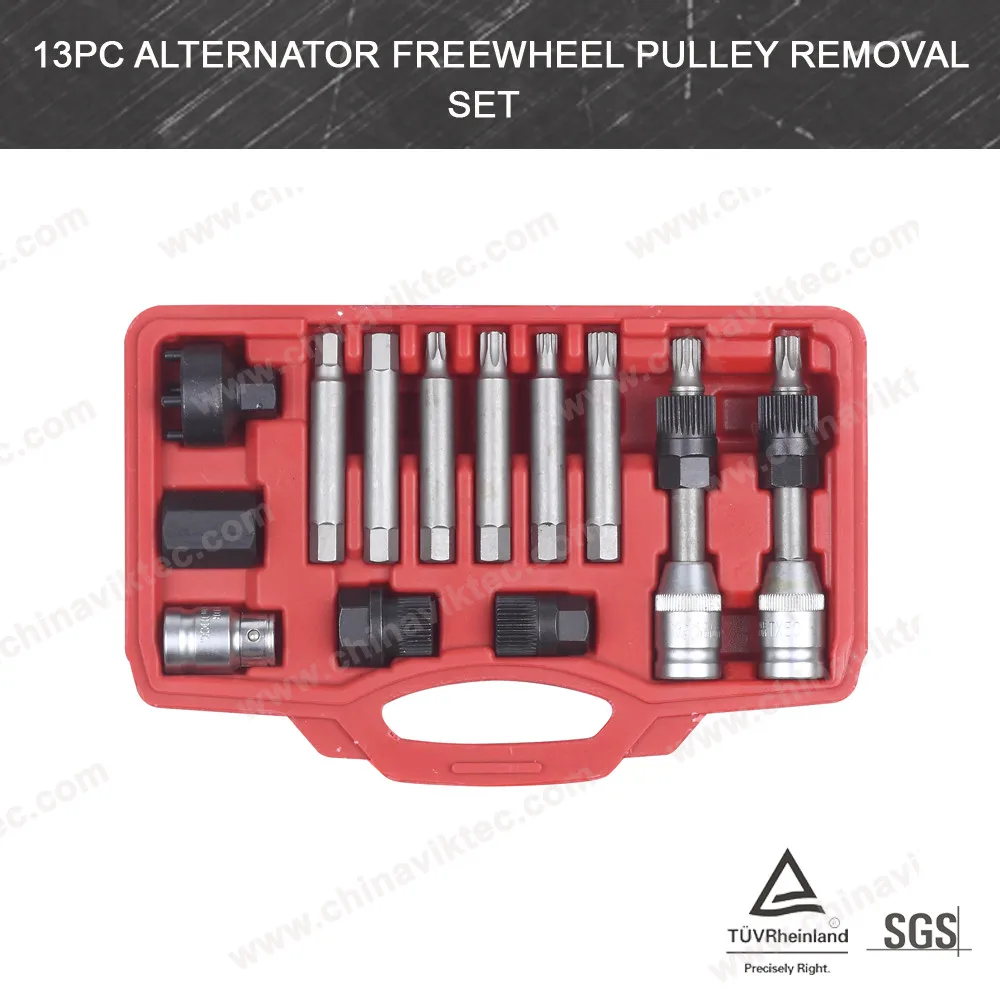 13pc Alternator Freewheel Pulley Removal Set - Buy Freewheel Pulley ...