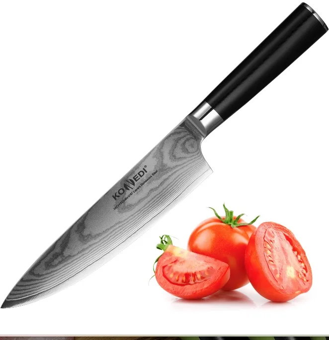 Alibaba.com: 8-inch Turkish chef knife, Damascus kitchen knife, CE/BV ...