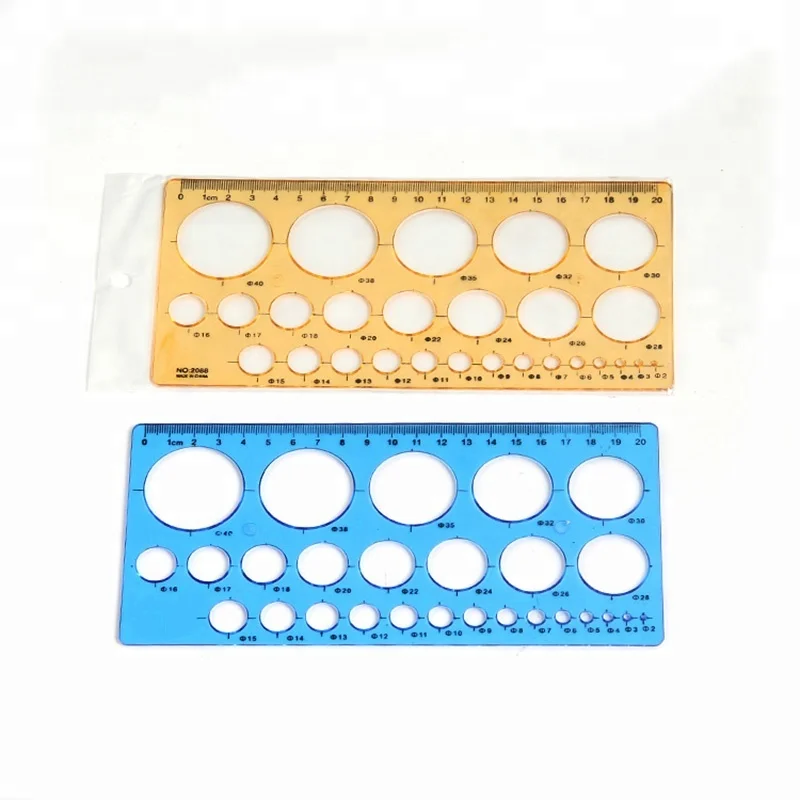 Plastic Stencil With Drawing Template Ruler/ruler Stencil - Buy Plastic ...