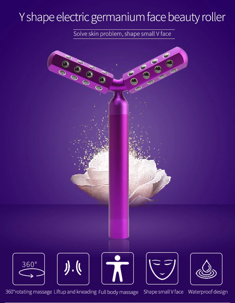KKS AA Battery Powered Double Rollers - Y Shape Facial Lift