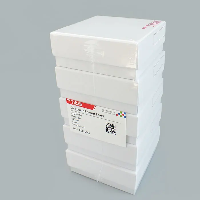 Cryogenic Vial Storage White Cardboard Freezer Box 100 Well - Buy Box ...