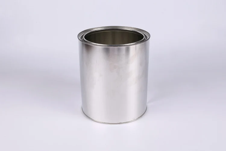 1 Liter Metal Square Round Tin Can for Paint With Lids Body Welding ...