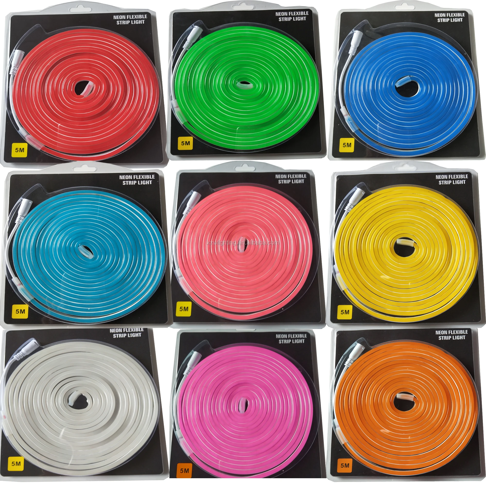 Hot Sale Pvc Neon Flexible Strip Light 5m/set Smart Kits With Plastic ...
