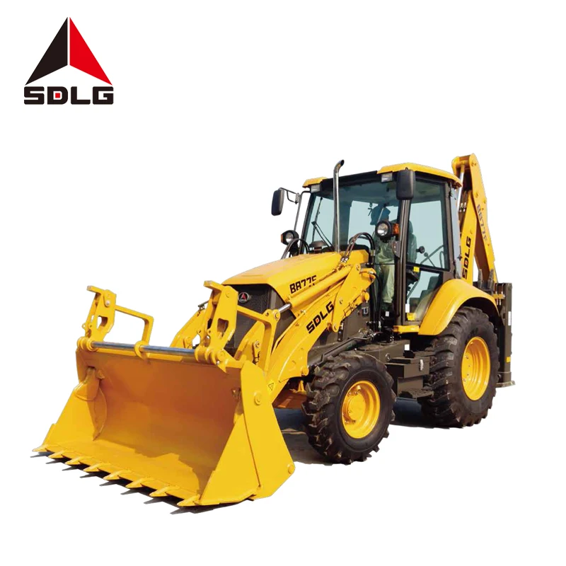 SDLG Volvo B877 Backhoe Loader Diproduksi Di Cina, B877F 1800Kg Memuat ...