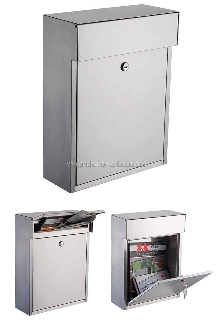 Modern Wall Mounted Galvanized Sheet Letterbox With Classic Design ...