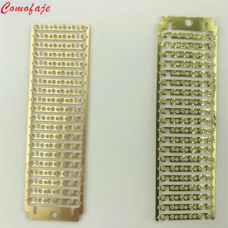 Smt Single Pc Individual Splice Clip With 11 Holes Brass Clip Sheet For ...