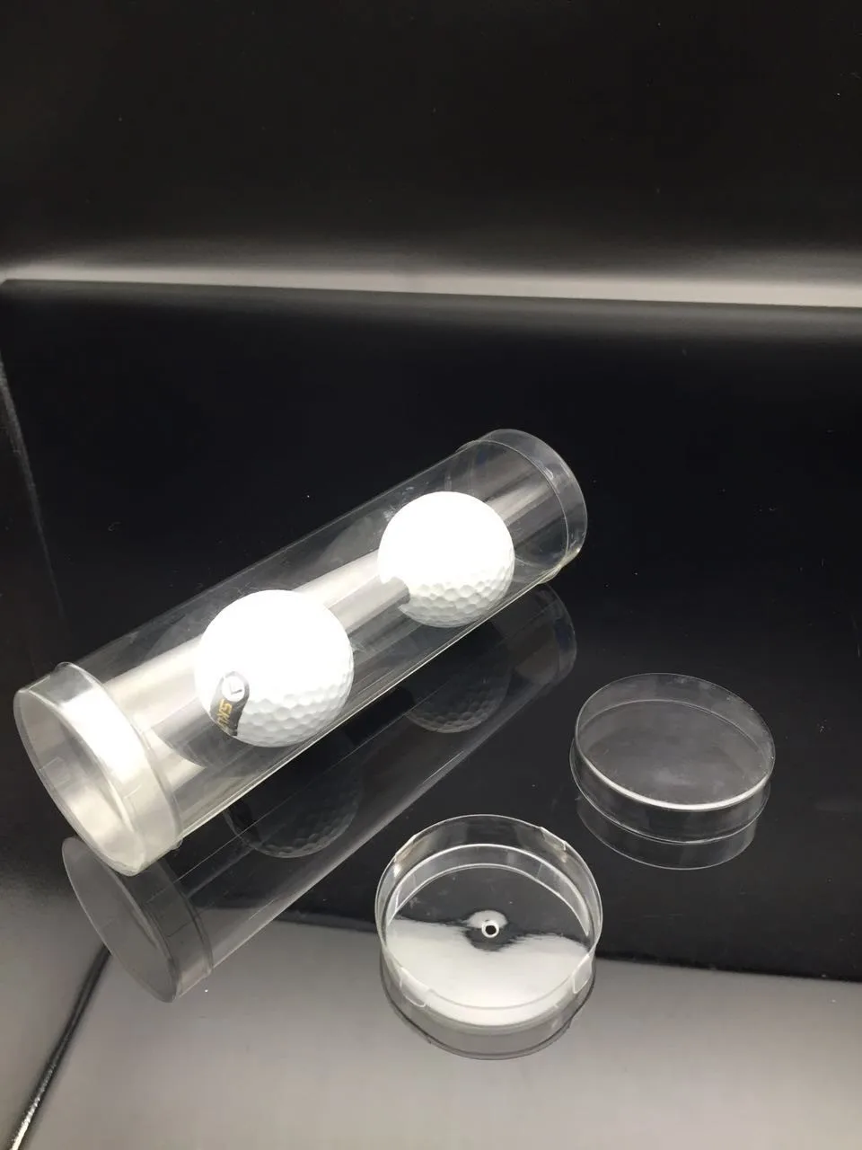 OEM Clear Plastic PVC Cylinder Tube for Golf Balls & Gifts