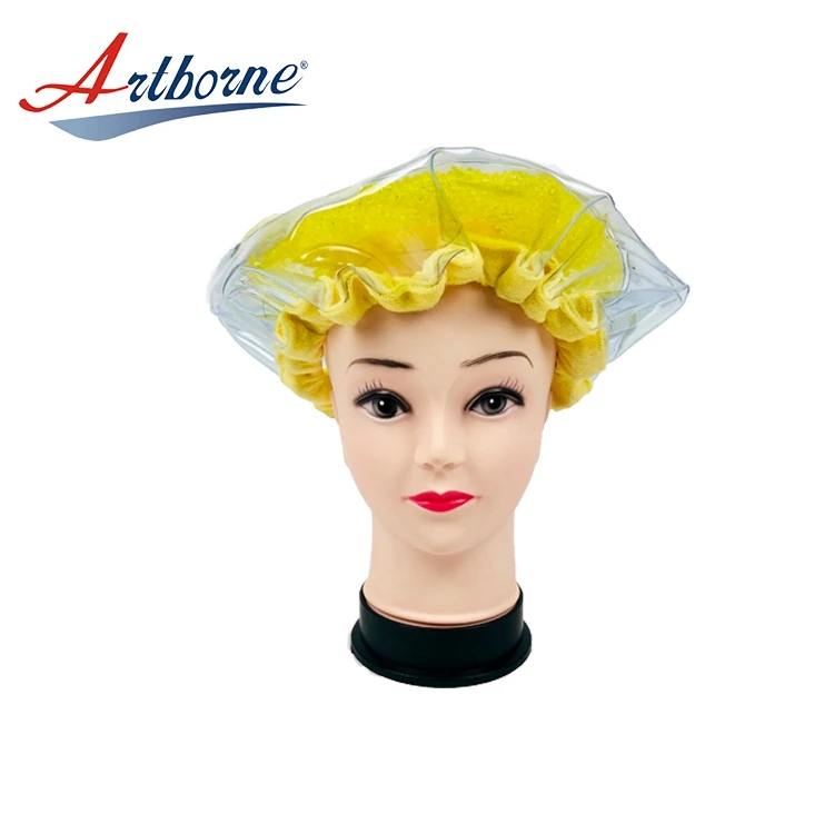 Cordless Thermal Microwave Heat Wrap Bonnet Cap Hair Steamer