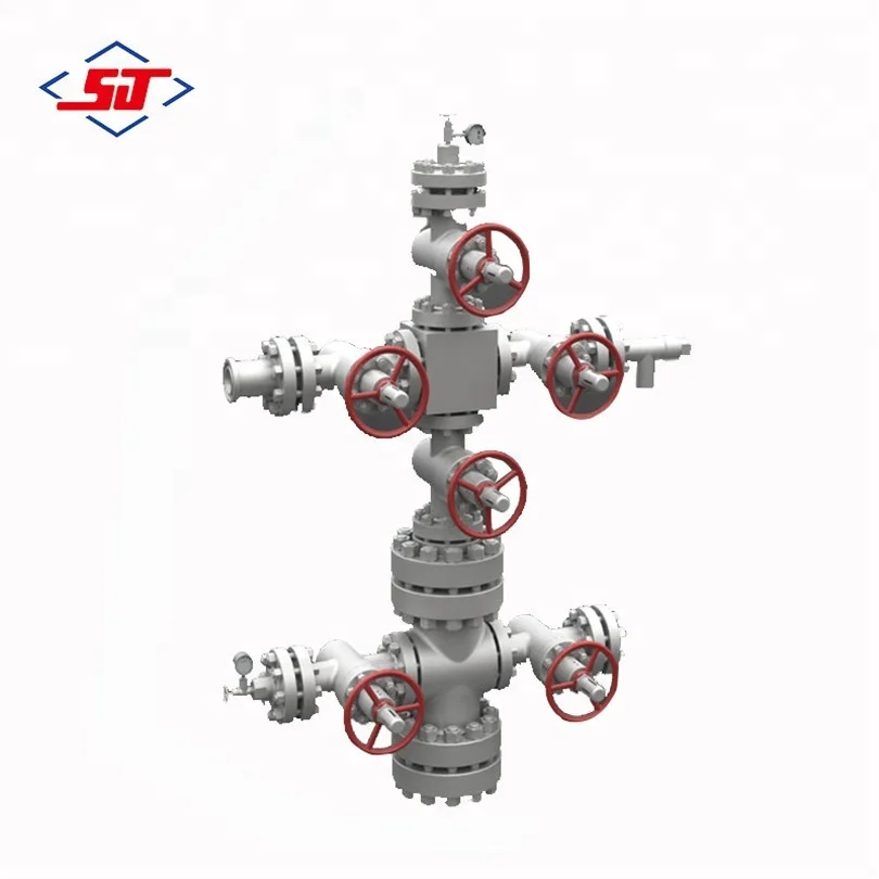 API 6A Shengji Wellhead and X Mas Tree Equipped with Octg and Beam Pump ...