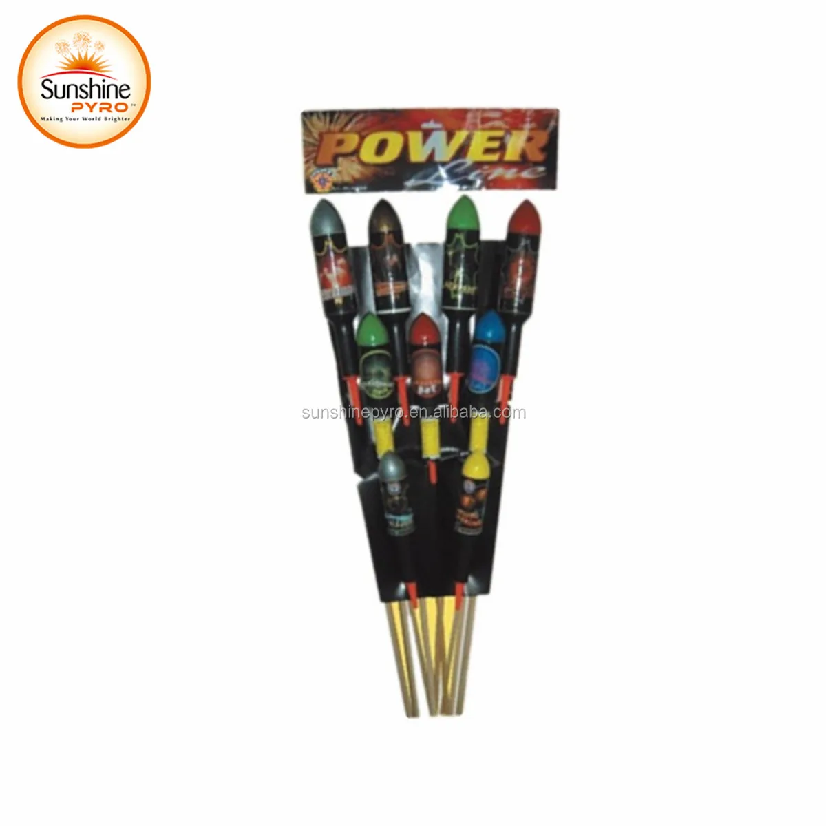 Kr100 Gold Crackling Assorted Rocket Fireworks Pack - Buy Firework ...