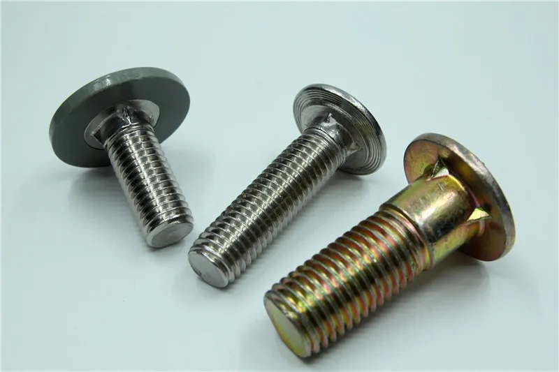 M24 Metric Standard Class 8.8 Plastic Mushroom Head Guardrail Bolt Fin ...