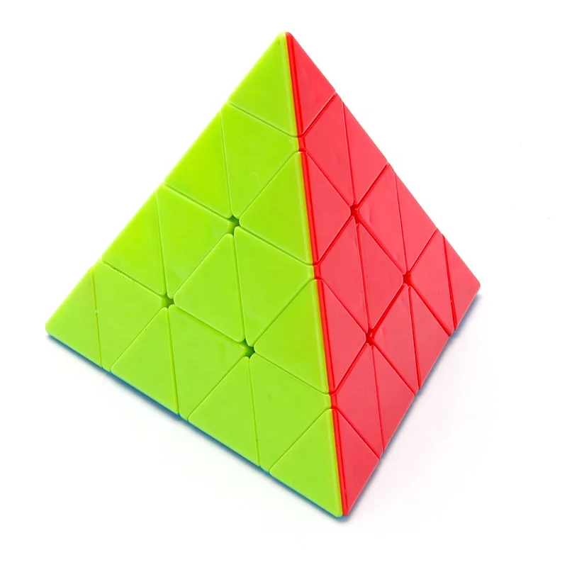 Fidget Toy Diy 4x4 Pyramid Puzzle Stickerless Toy Plastic Twist ...