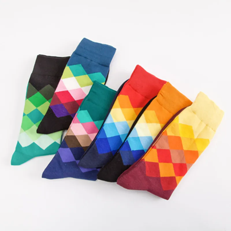 11 Models Custom Socks Logo Colorful Fashion Classic Dress Socks For ...