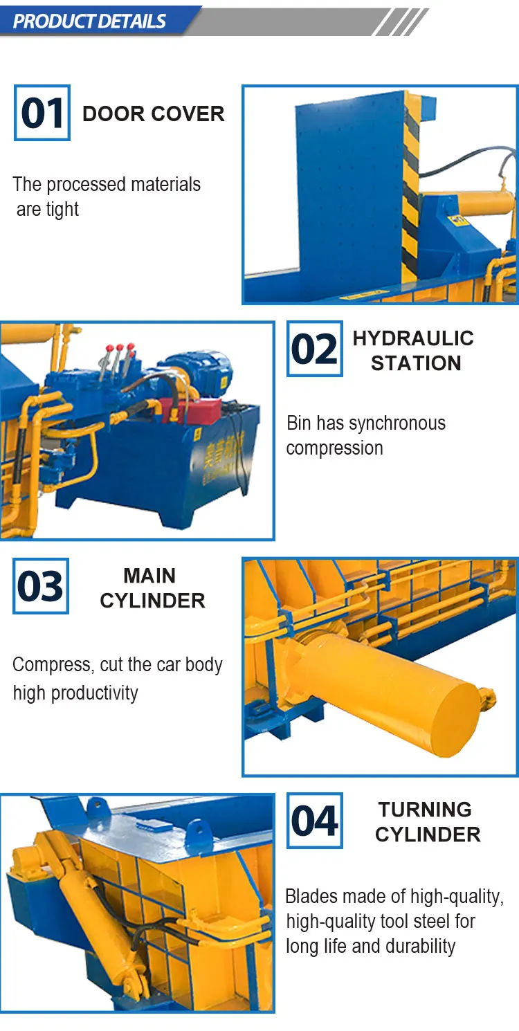 Small Hydraulic Horizontal Metal Compactor Baler Machine| Alibaba.com