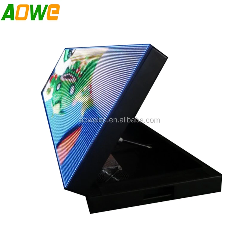 Led Sign Outdoor Full Color Double Sided Led Programmable Message ...