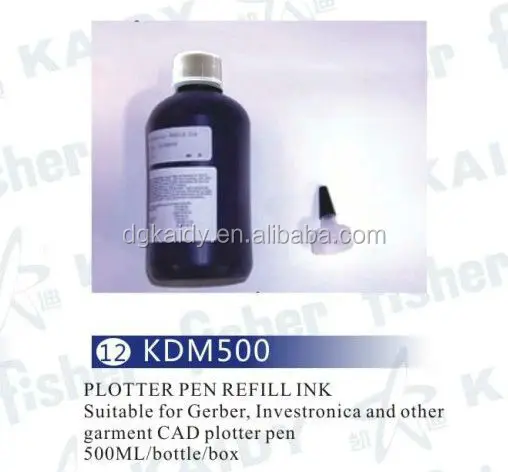 Gerber Cad Plotter Ink For Gerber Pen - Buy Gerber Refilling Plotter ...