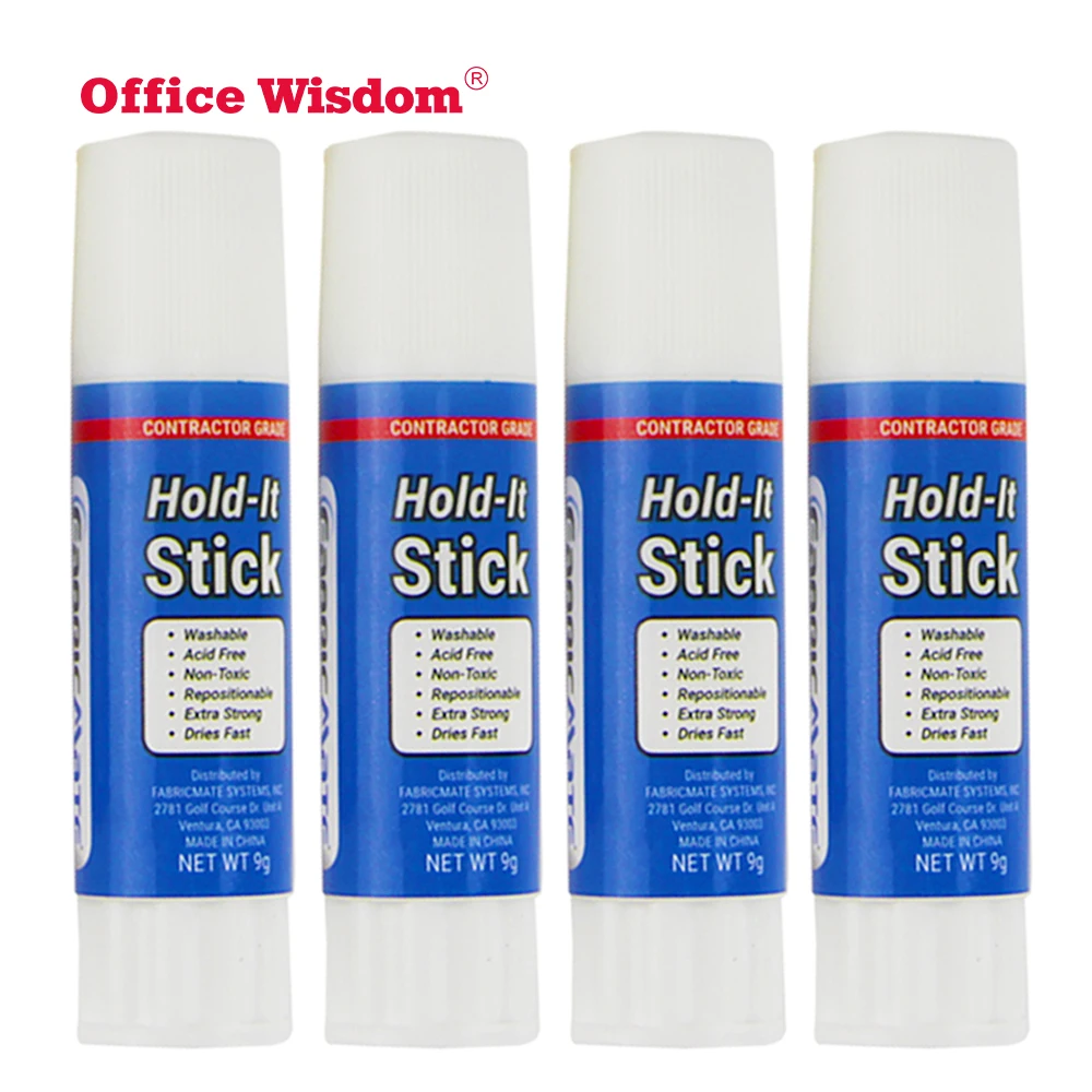 Office Wisdom PVA/PVP Glue Sticks - Eco-Friendly & Durable