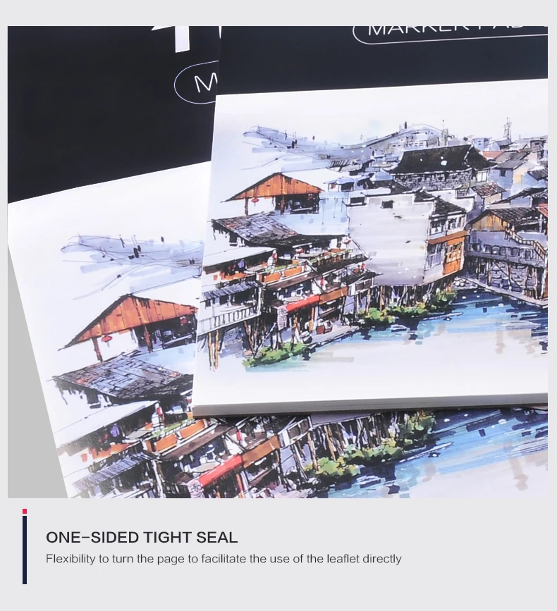 A3/A4/A5 Marker Pad Drawing Paper 120 Gsm Notebook Sketch Book Art ...