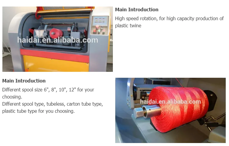 Rope Spool Winding Machine/6 Head Spool Winder/baler Twine Winder - Buy ...