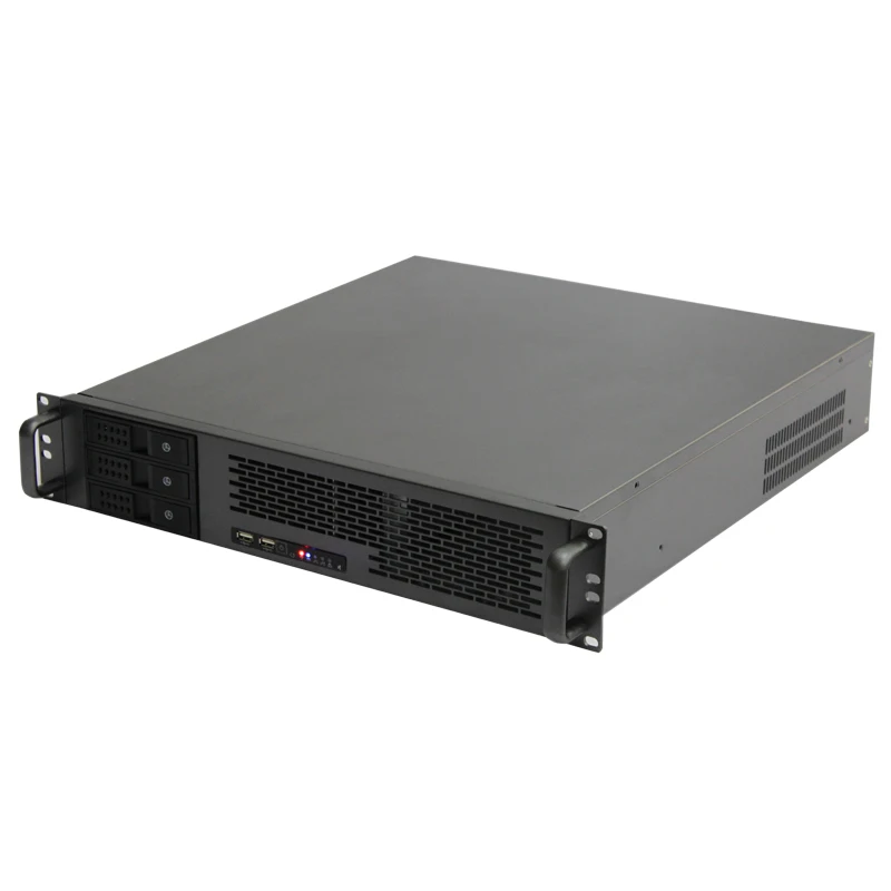 Industrial Rack Mount Pc Computer 2u Server Chassis Case Server 2u With Hot Swap Hdd Trays - Buy ...
