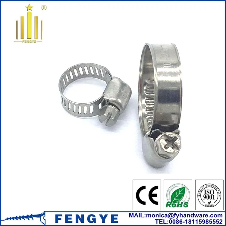 201/304/316 Precision Stainless Steel American Pipe Hose Clamp - Buy ...
