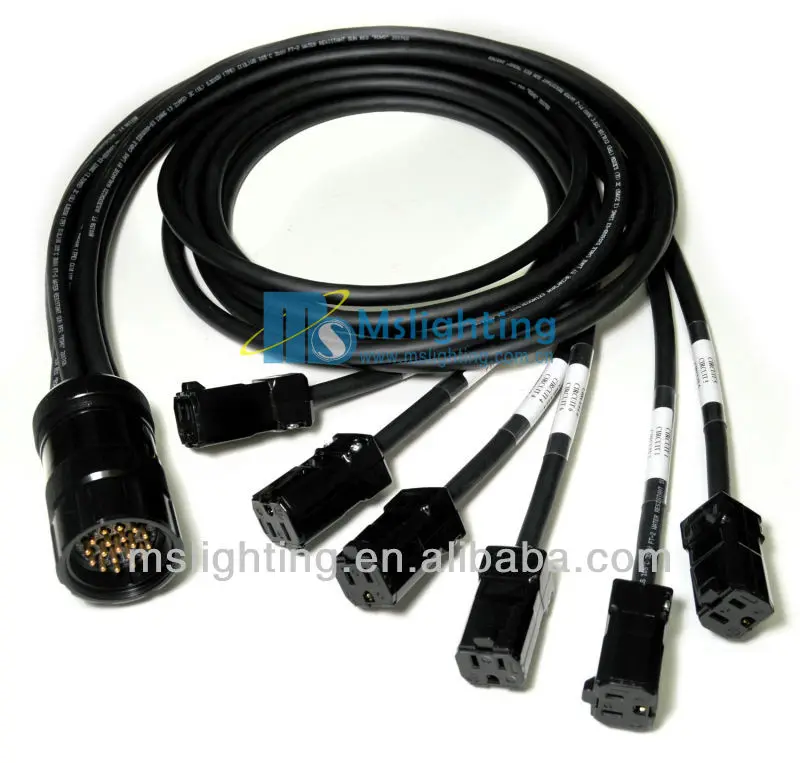 19Pin Socopex_Cable AWG #14 to AWG #13 Power Cable| Alibaba.com