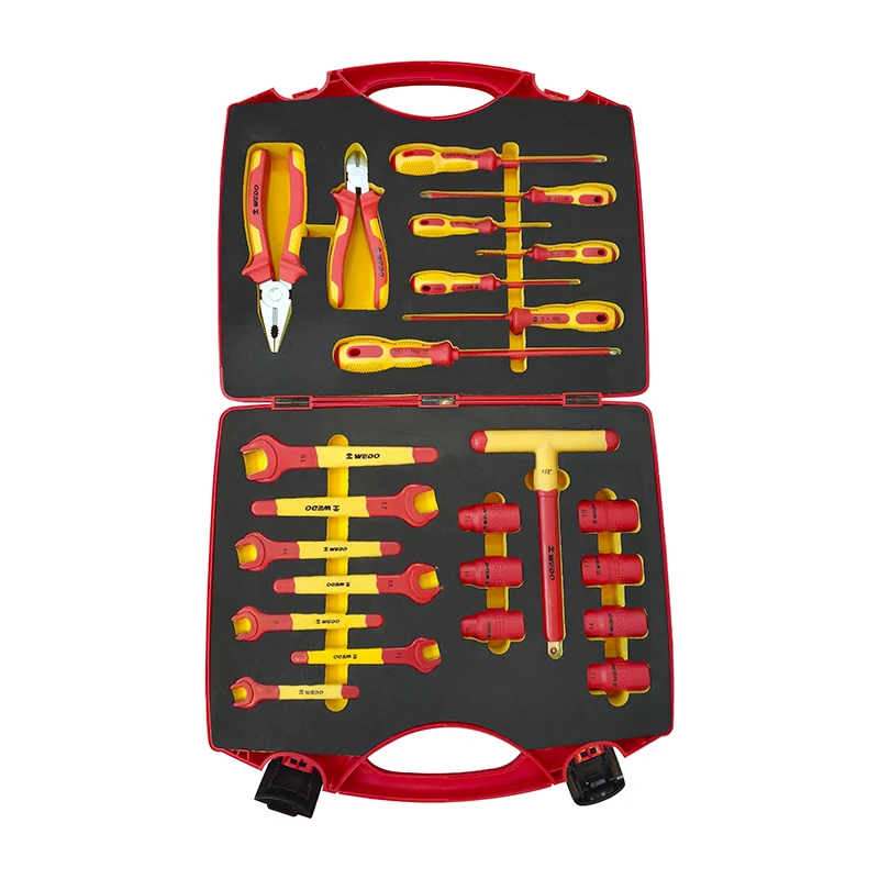 WEDO VDE AC 1000V Insulated power Hand Tools Set Hardware for ...