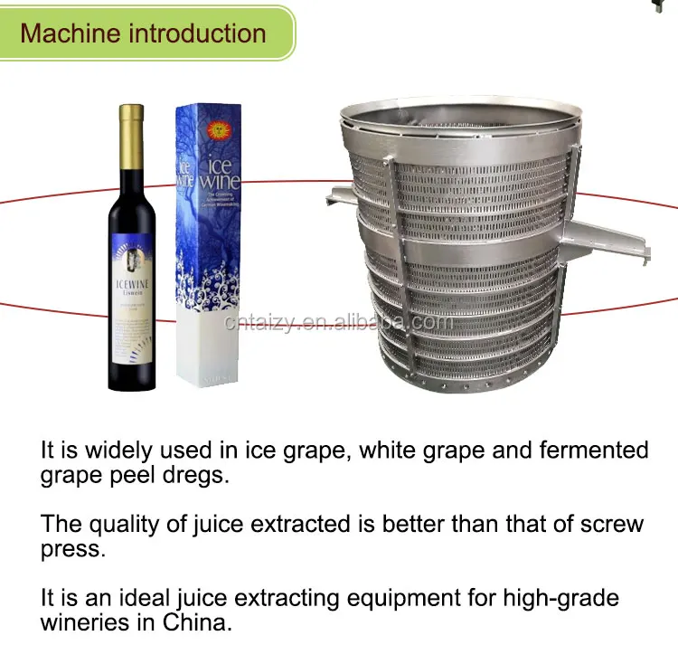 TZ-800 Grape Pressing Machine - Efficient & Durable