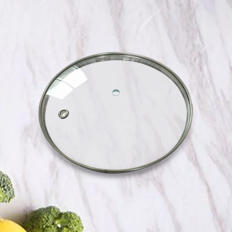 Wholesale Sus304 Rim G Type Glass Lid Tempered Glass Pot Lid For ...