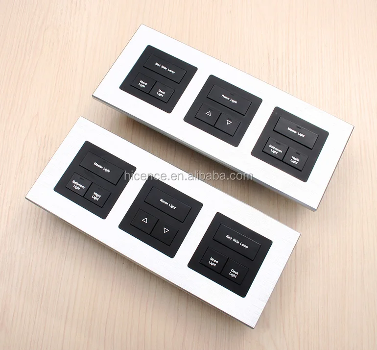 New Style 12v Modbus Room Operating Panel Switch System For Smart Hotel ...