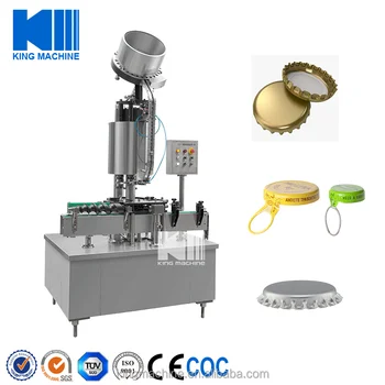 Automatic Crown Capping Machine / Glass Bottle Capping Machine / Beer ...
