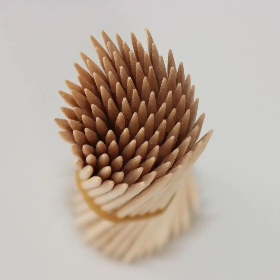 Wholesale Two Sides Pointed Birch Wooden Toothpicks - Buy Wooden ...