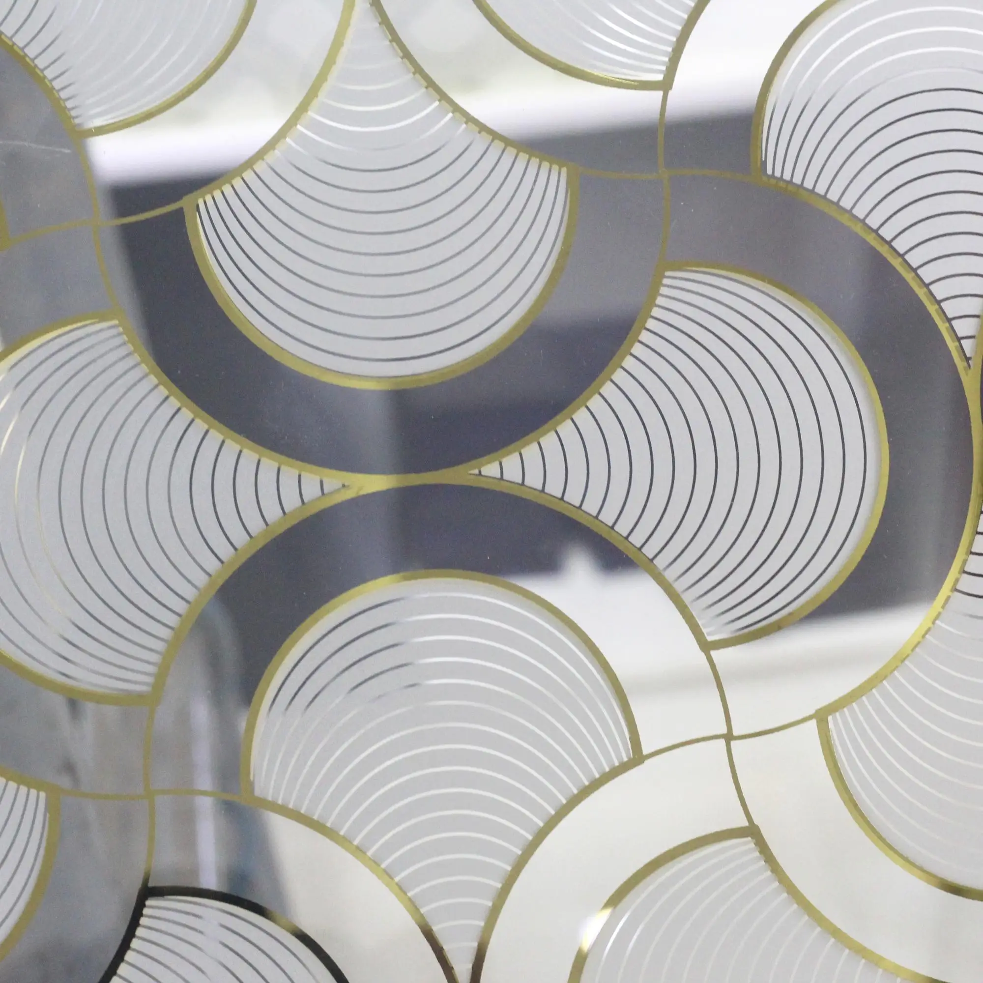 Huajinde Modern Titanium Glass Style Decorative Piece Home Office ...