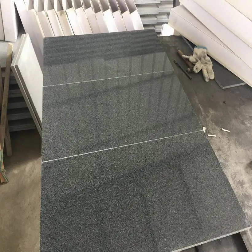 Stone Cobbles New G654 Grey Pandang Dark Impala Black Natural Stone Granite Tile - Buy Stone ...