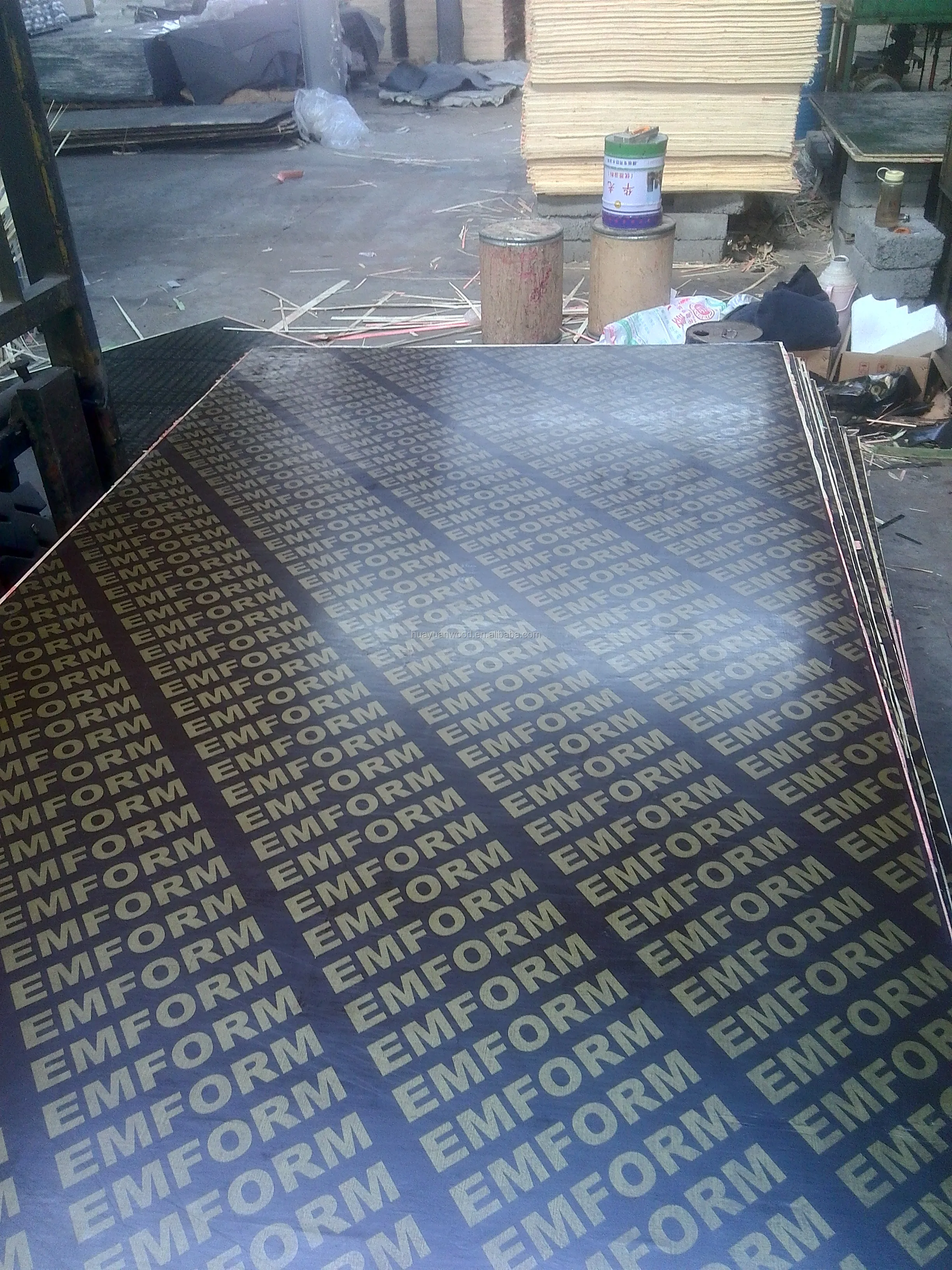 12mm 18mm Gold Plex Film Faced Plywood For Dubai Uae - Buy Gold Plex ...