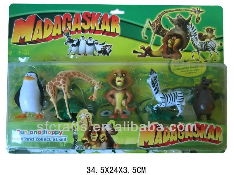 Plastic mini madagascar doll toys| Alibaba.com
