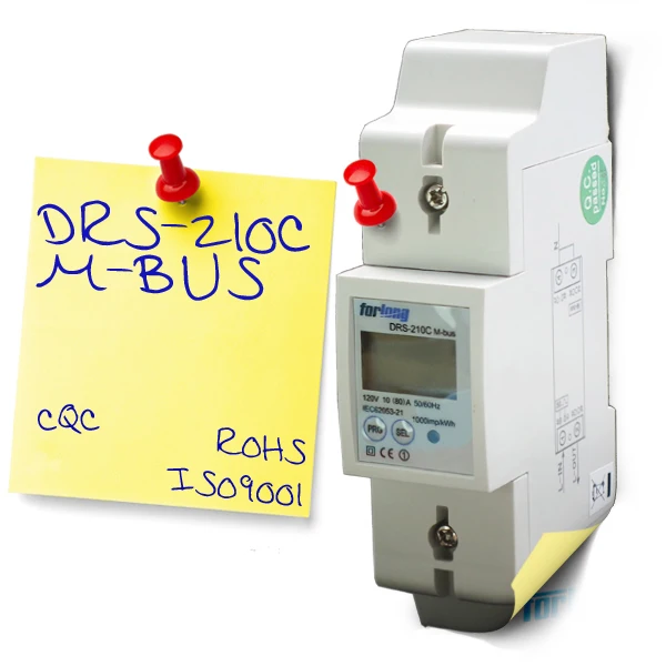Power Meter Data Logger Kwh Meter Forlong 80a M-bus Single Phase Din ...